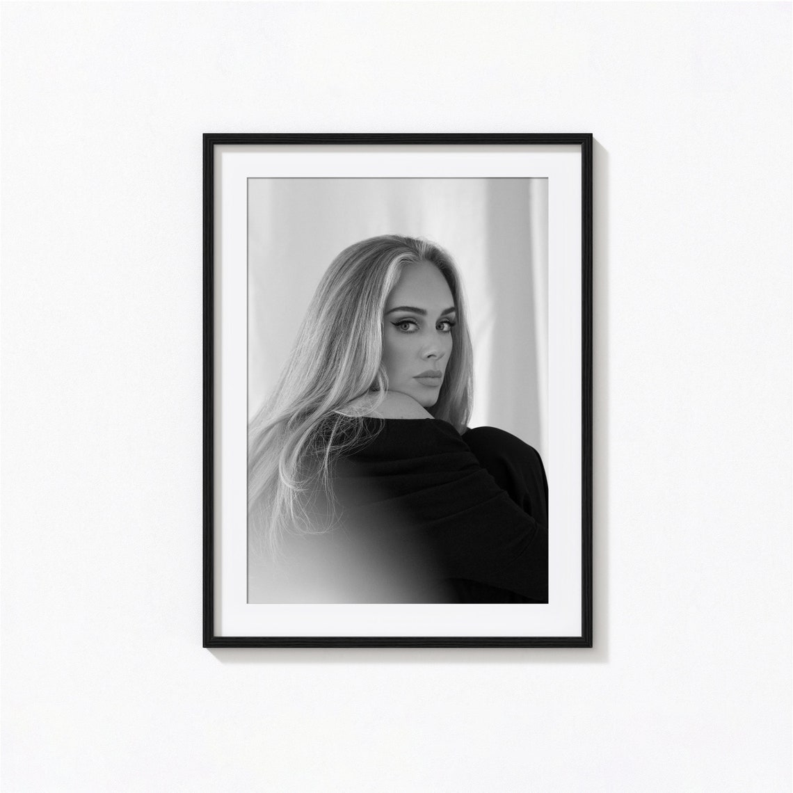 Adele Posters / Adele Black and White Wall Art, Album Cover Poster, Home Decor, Photography ...