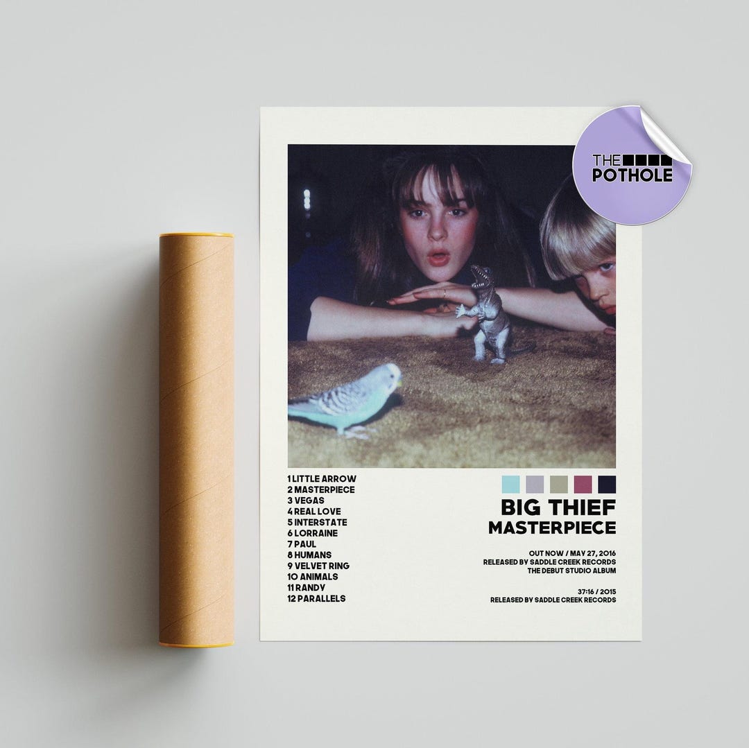 Big Thief Posters / Masterpiece Poster / Big Thief, Masterpiece, Album ...