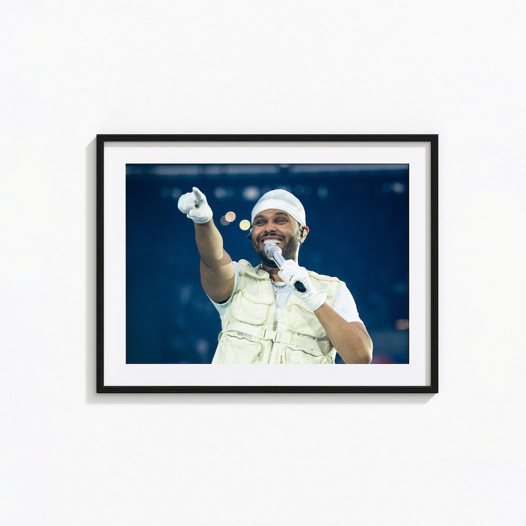 The Weeknd Posters / the Weeknd Black and White Wall Art, Music Poster ...