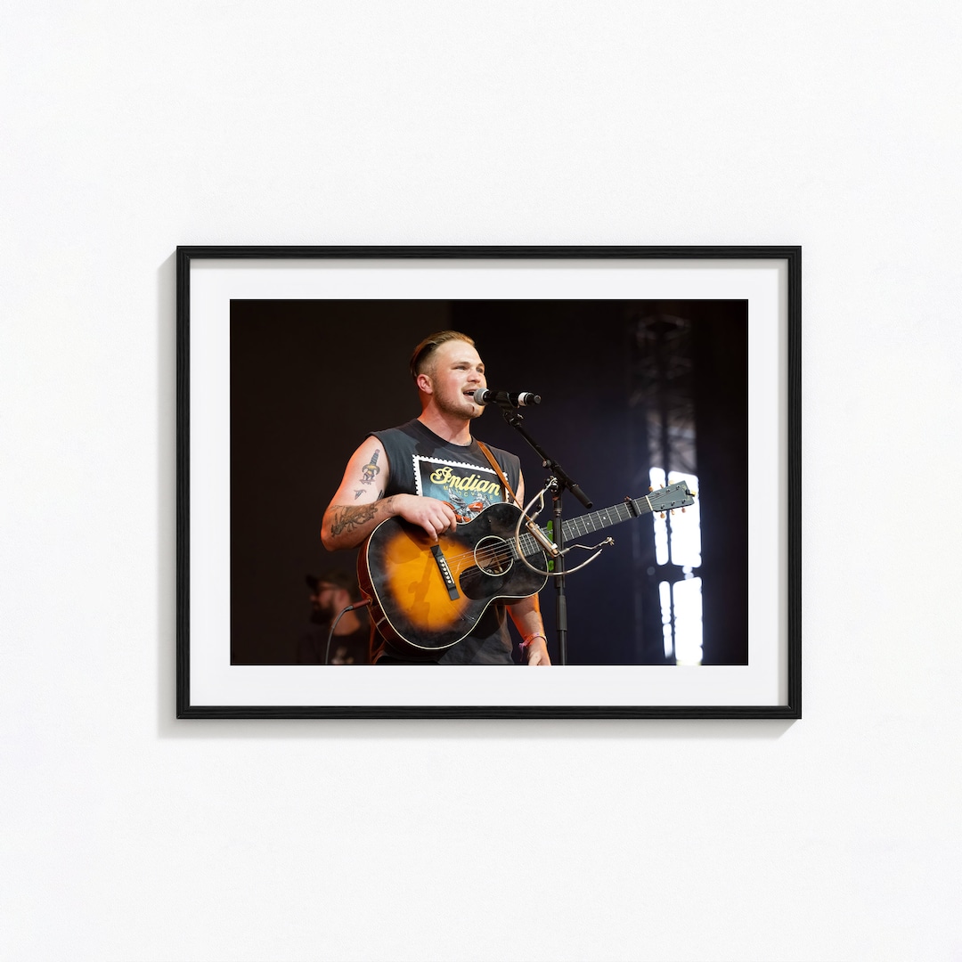 Zach Bryan Posters / Zach Bryan Black and White Wall Art, Album Cover ...