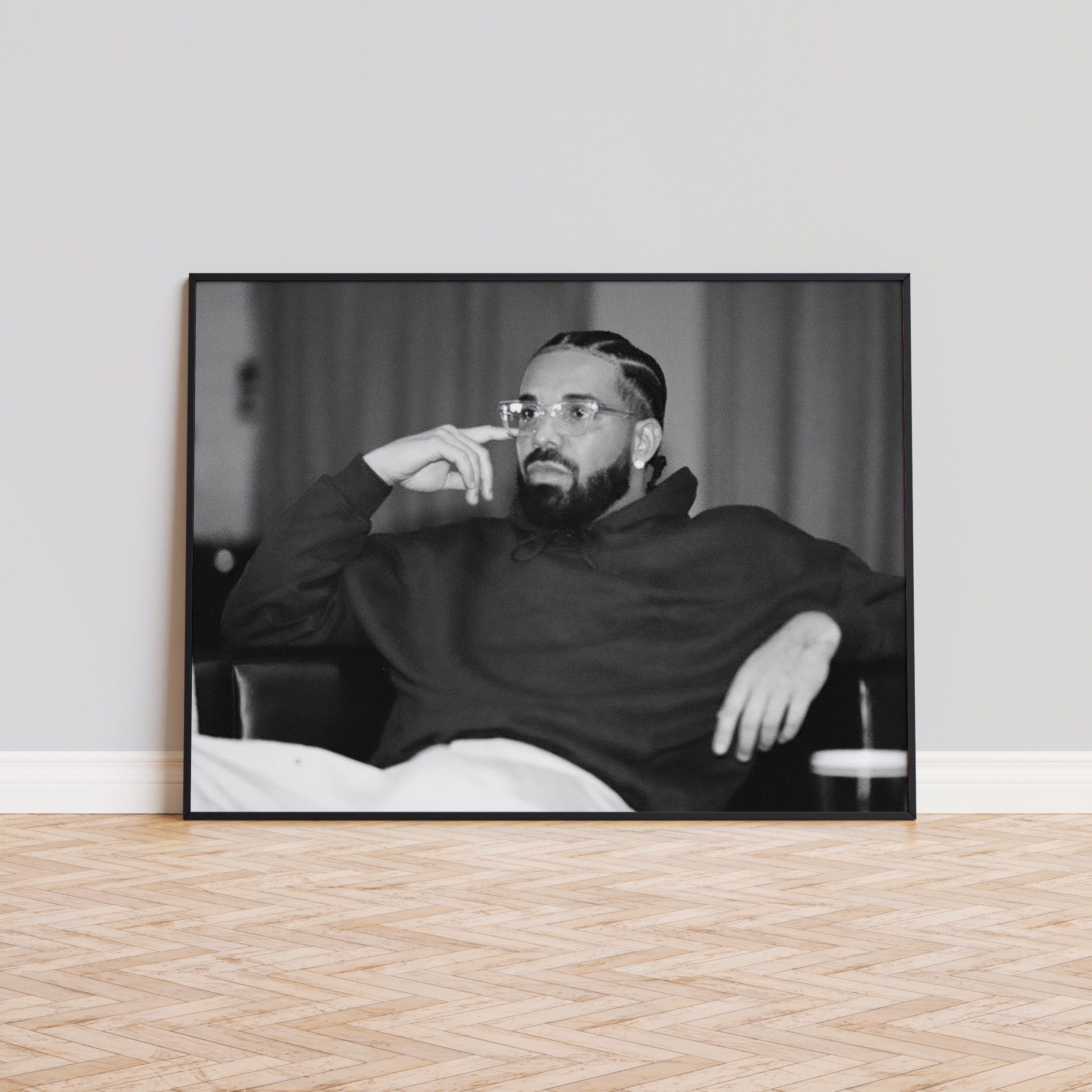 Drake Posters / Drake Black and White Wall Art, Music Poster, Home ...