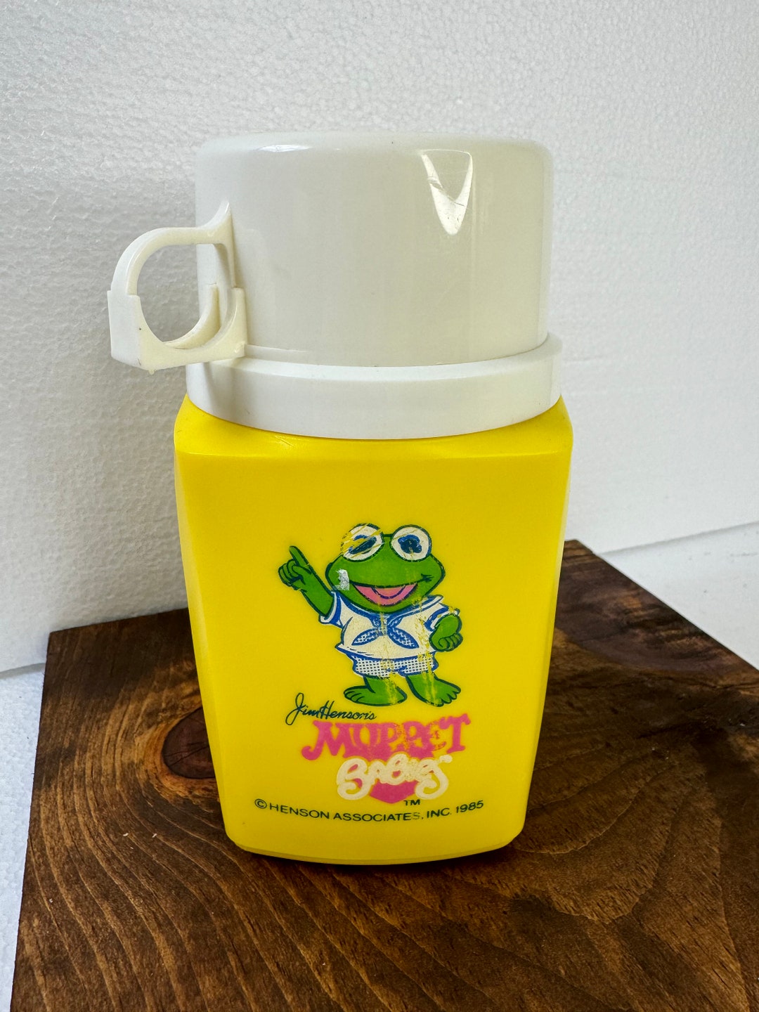 Vintage 1985 Jim Henson's Kermit the Frog Muppets Yellow - Etsy