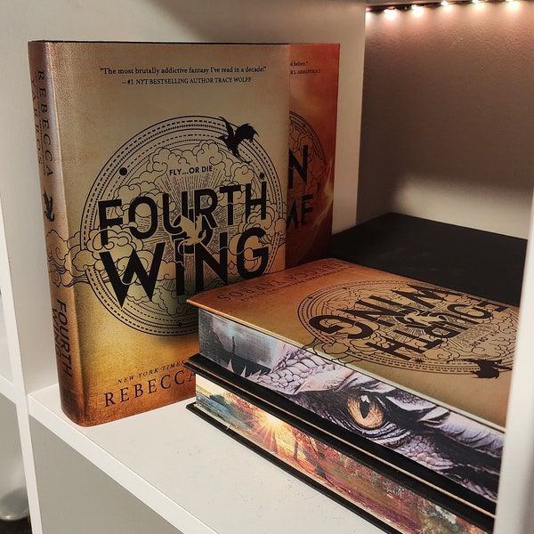 Fourth Wing Book Sprayed Edge - Etsy