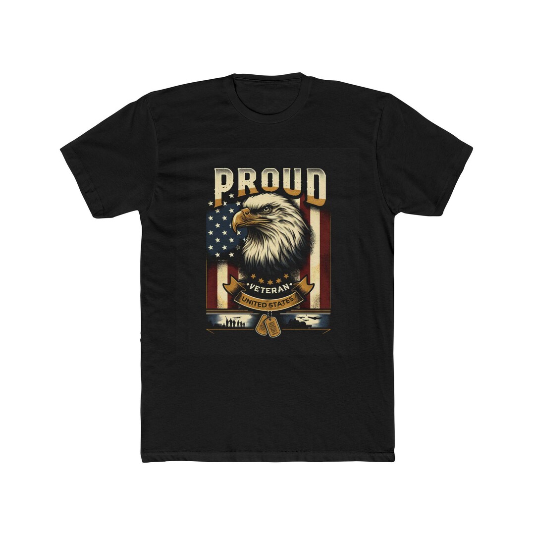 Veteran Pride T-shirt, Patriotic Tee for Army Veterans, Military ...