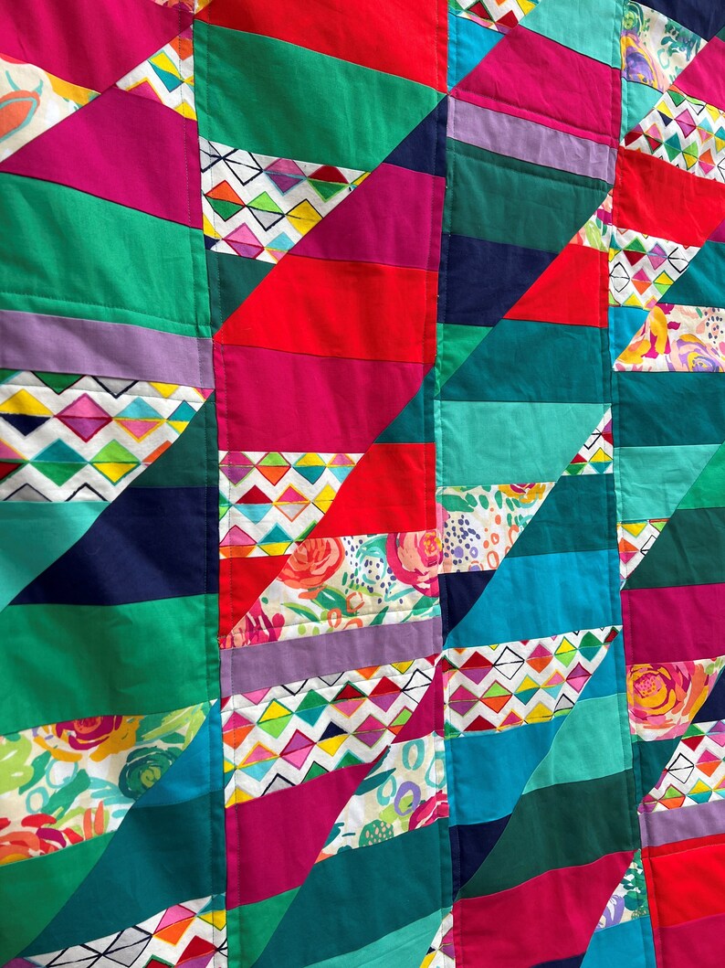 Modern Easy Quilt Block, Digital Pattern, Mdrnshift - Etsy