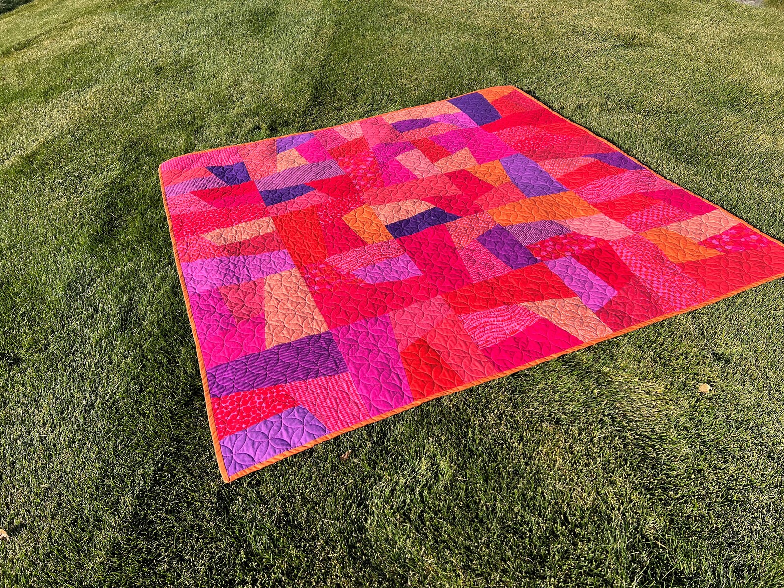 Bold Geometric Quilt Block, Digital Pattern, Mdrnangles - Etsy