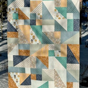 Modern Geometric Quilt Block, Digital Pattern, Mdrngeometry - Etsy