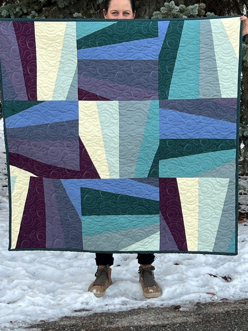 Modern Burst Quilt Block, Digital Pattern, Mdrnburst - Etsy