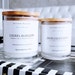 100% Natural Scented Soy Wax Candle in Clear Glass Vessel 4 Oz and 8 Oz ...