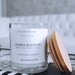 100% Natural Scented Soy Wax Candle in Clear Glass Vessel 4 Oz and 8 Oz ...