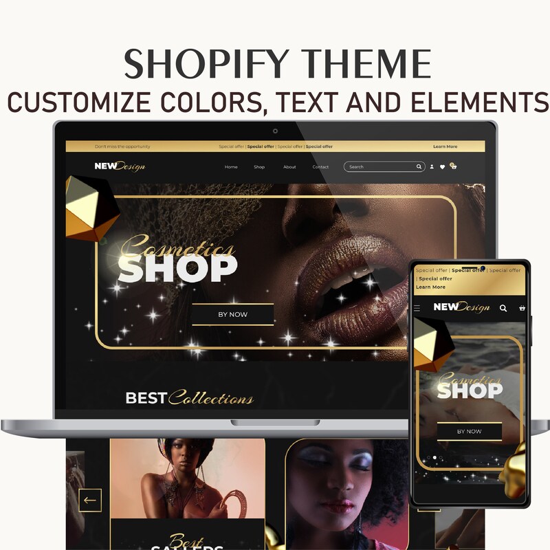 Gold Theme - Etsy