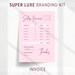 Clean Branding Kit for Small Business, White & Pink Brand Package ...