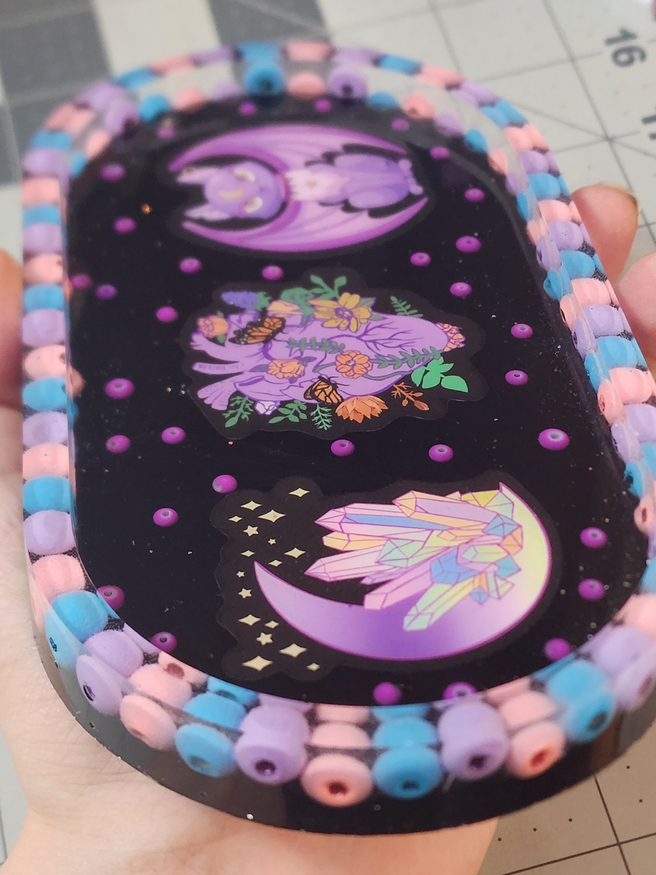 Galaxy Gothic Pastel Epoxy Tray - Etsy