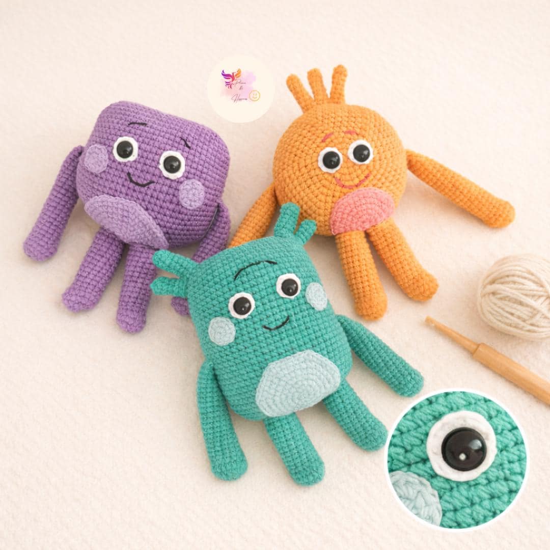Handmade Super Sımple Songs Set of 3 Dolls Bumble Nums - Etsy