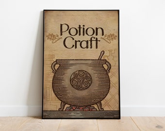 Potion Craft Alchemist Simulator Poster Print Gaming Poster Room Decor ...