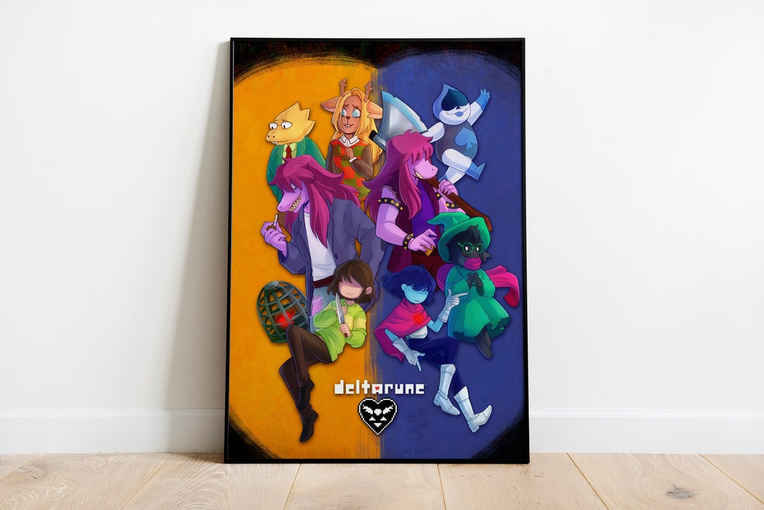 Deltarune Poster Print Gaming Poster Room Decor Wall Decor Gaming Decor ...