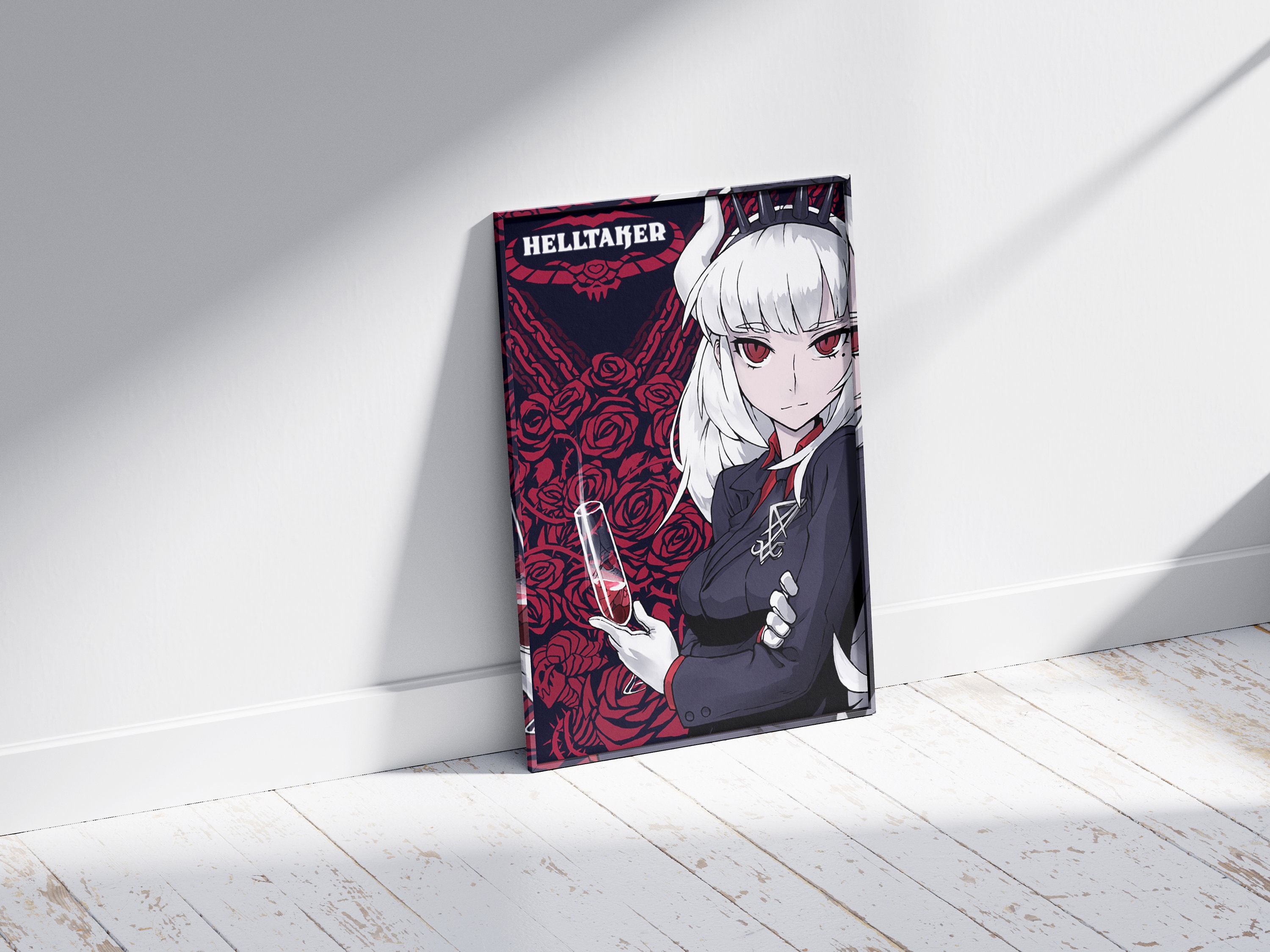 Helltaker Poster Print Gaming Poster Room Decor Wall Decor Gaming Decor ...