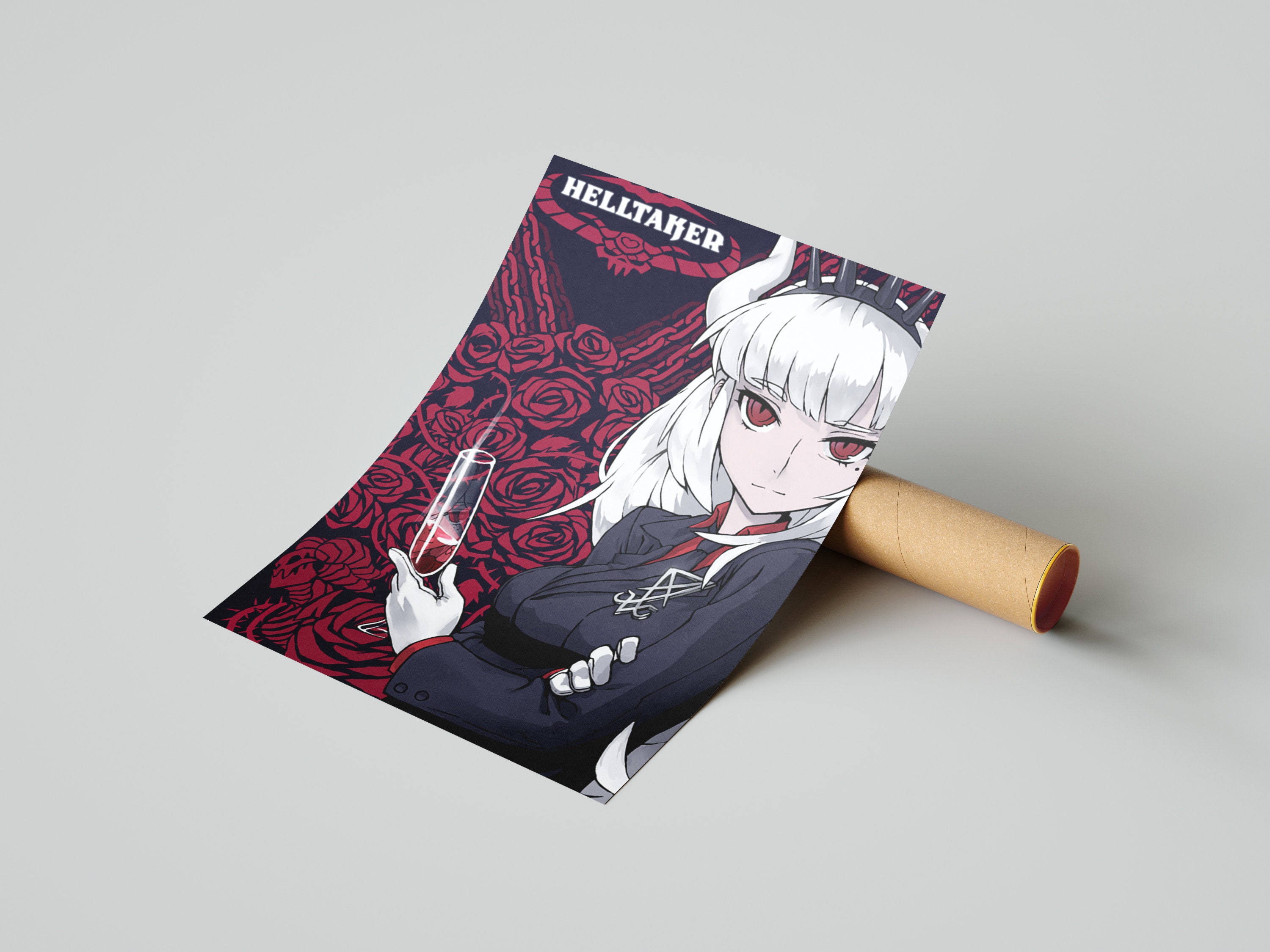 Helltaker Poster Print Gaming Poster Room Decor Wall Decor Gaming Decor ...