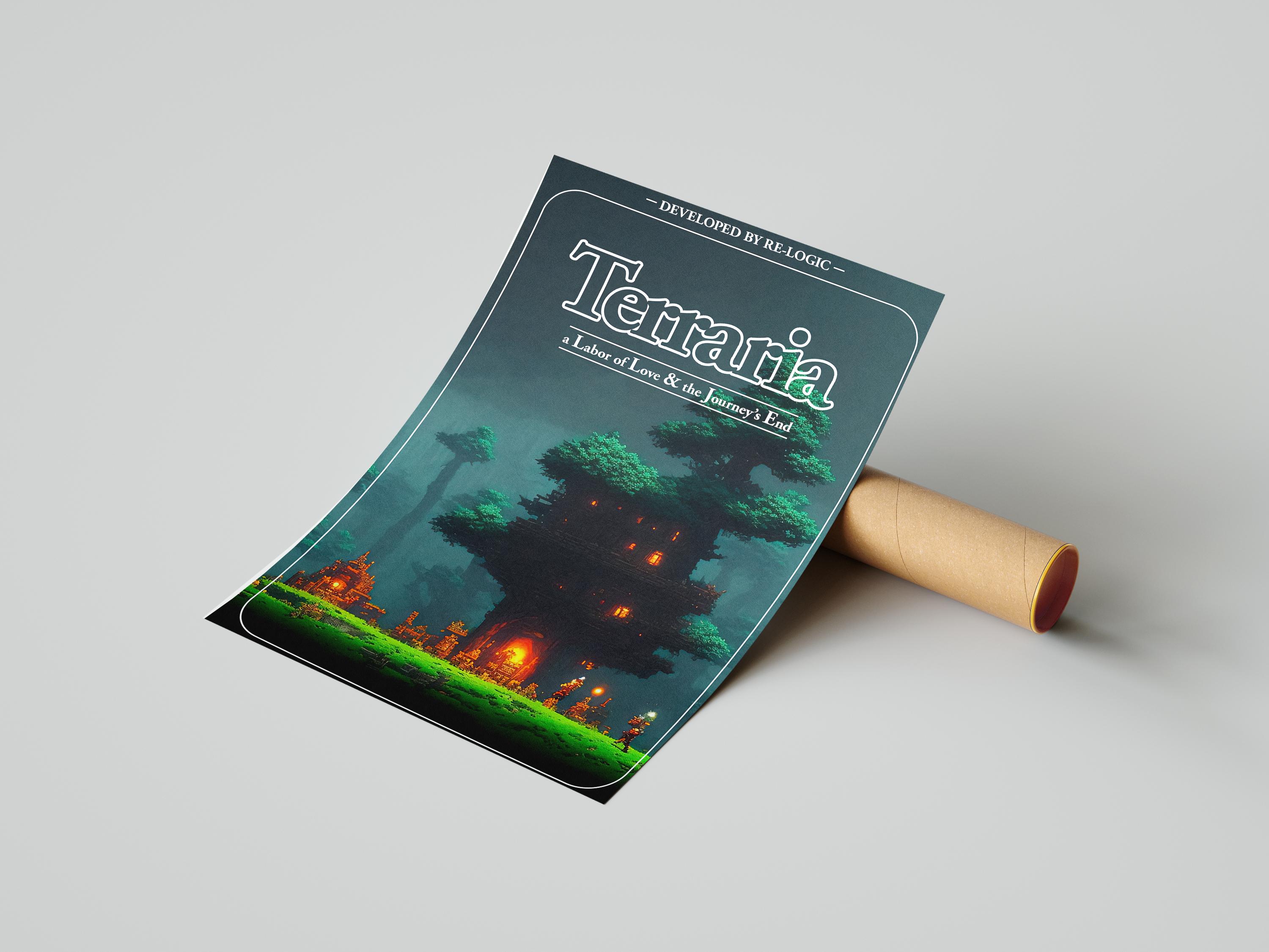 Terraria Poster Print | Gaming Poster | Room Decor | Wall Decor ...