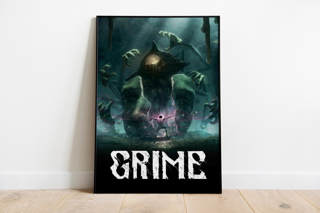 Grime Poster Print | Gaming Poster | Room Decor | Wall Decor | Gaming ...