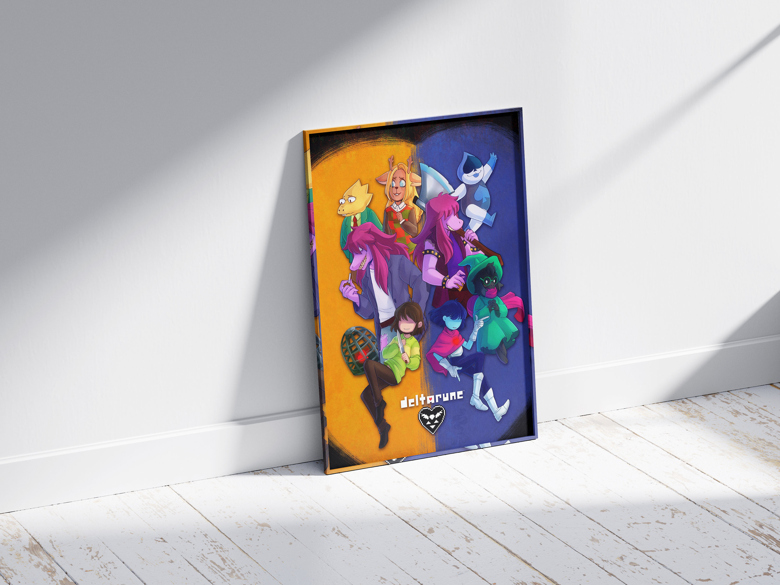 Deltarune Poster Print Gaming Poster Room Decor Wall Decor Gaming Decor ...