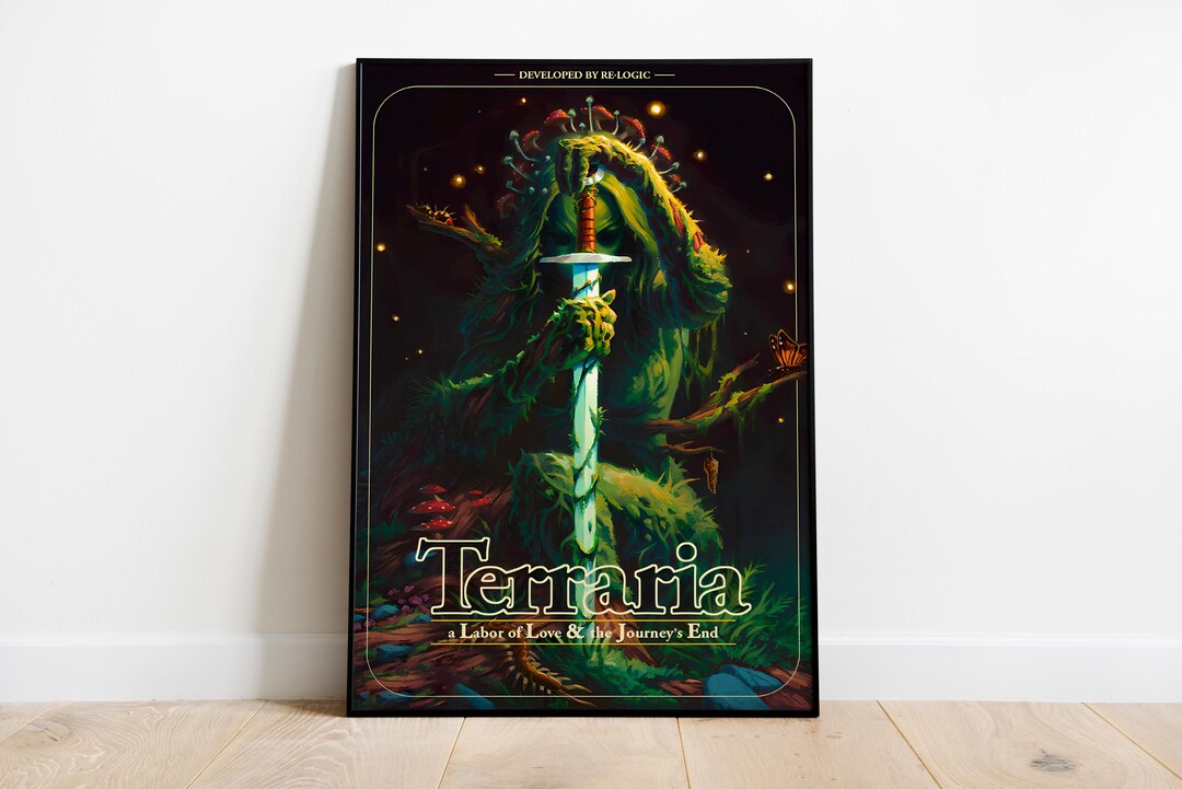 Terraria Poster Print | Gaming Poster | Room Decor | Wall Decor ...