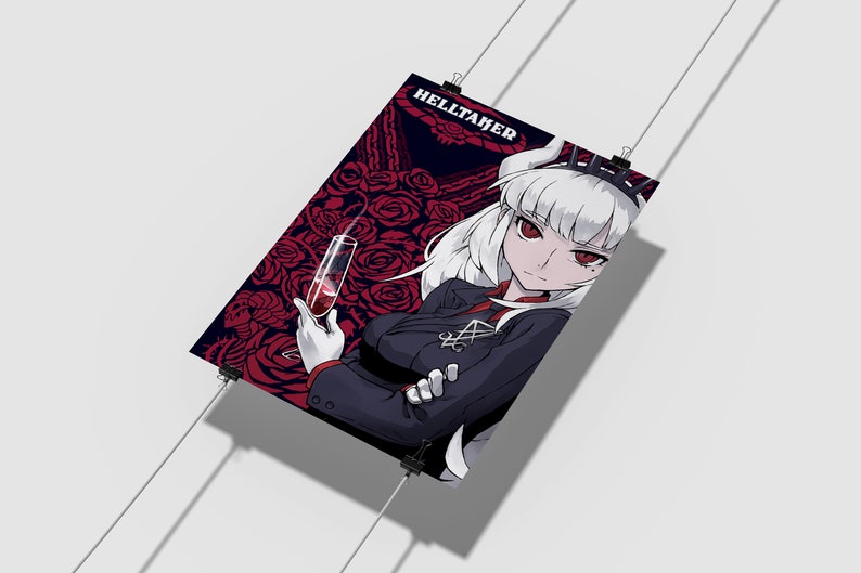 Helltaker Poster Print Gaming Poster Room Decor Wall Decor Gaming Decor ...