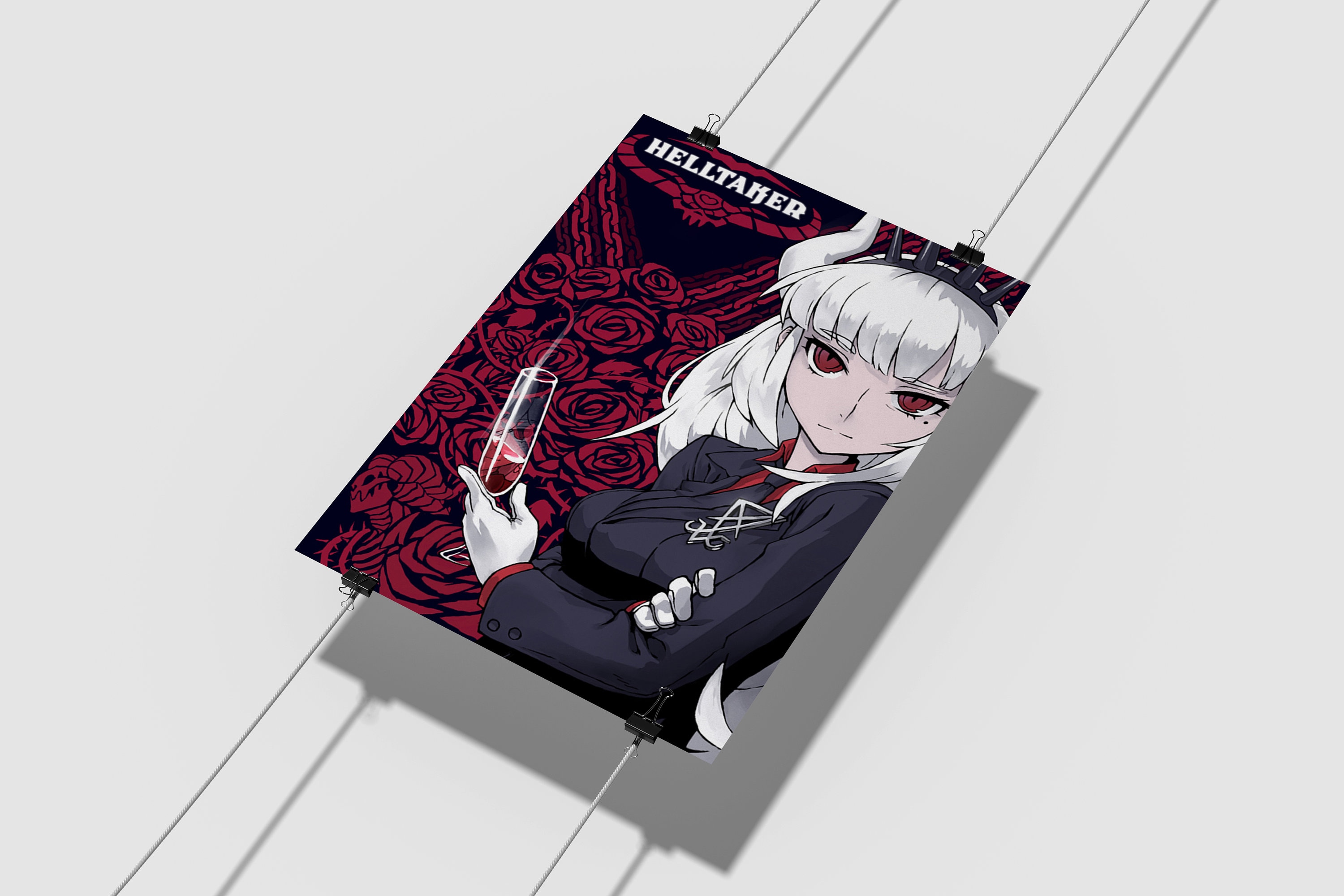 Helltaker Poster Print Gaming Poster Room Decor Wall Decor Gaming Decor ...