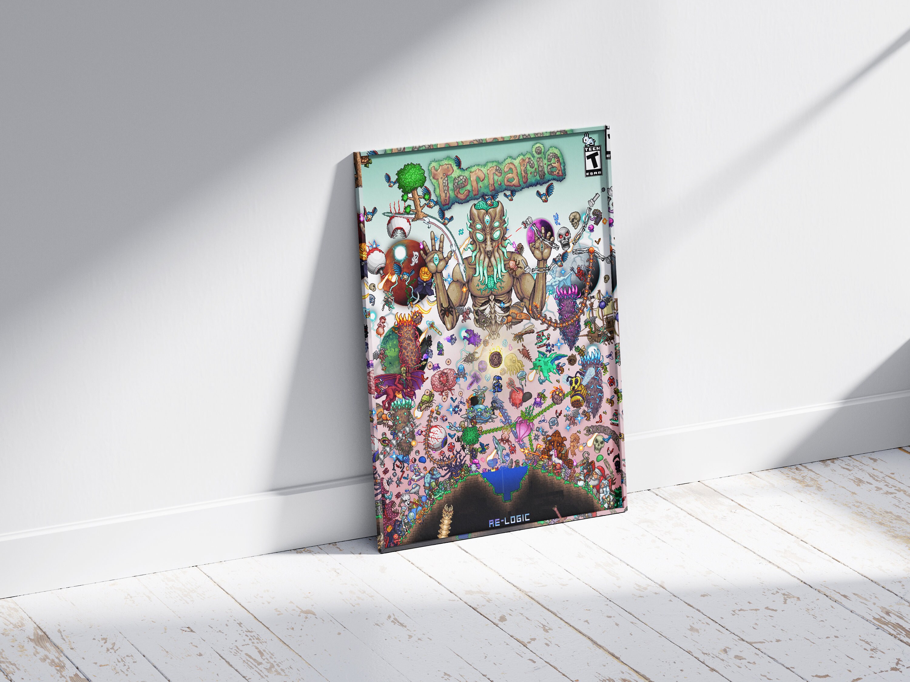 Terraria Poster Print Gaming Poster Room Decor Wall Decor Gaming Decor ...