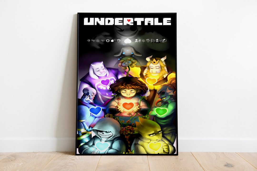 Undertale Poster Print Gaming Poster Room Decor Wall Decor Gaming Decor ...