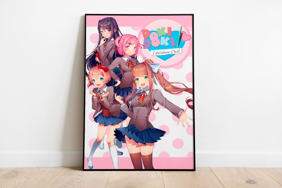 Doki Doki Literature Club Poster Print | Gaming Poster | Room Decor ...