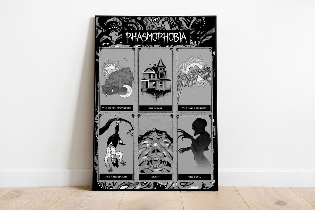 Phasmophobia Poster Print | Gaming Poster | Room Decor | Wall Decor ...