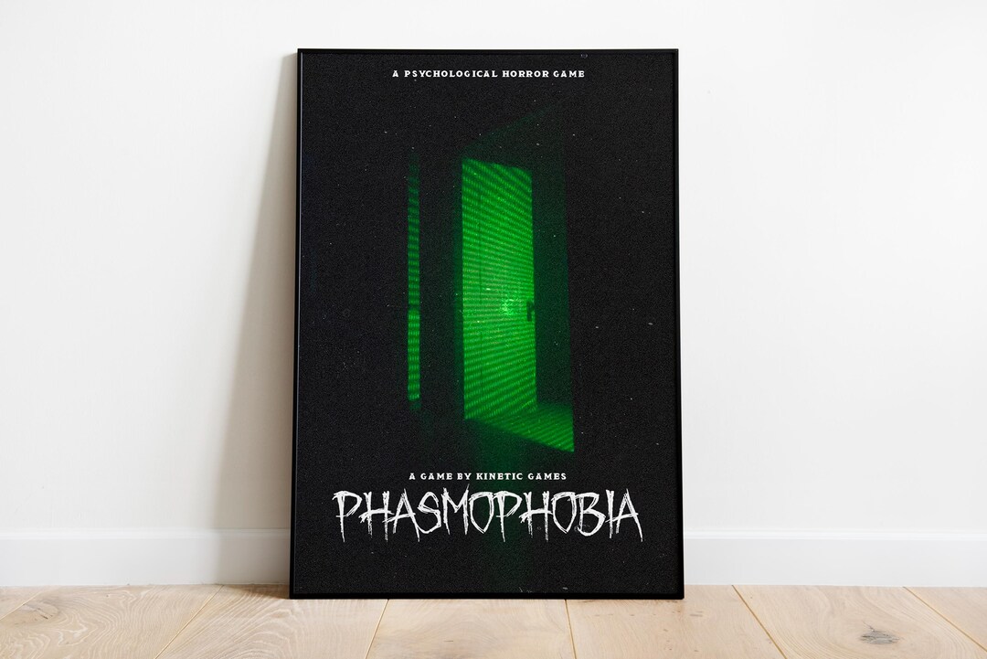 Phasmophobia Poster Print | Gaming Poster | Room Decor | Wall Decor ...