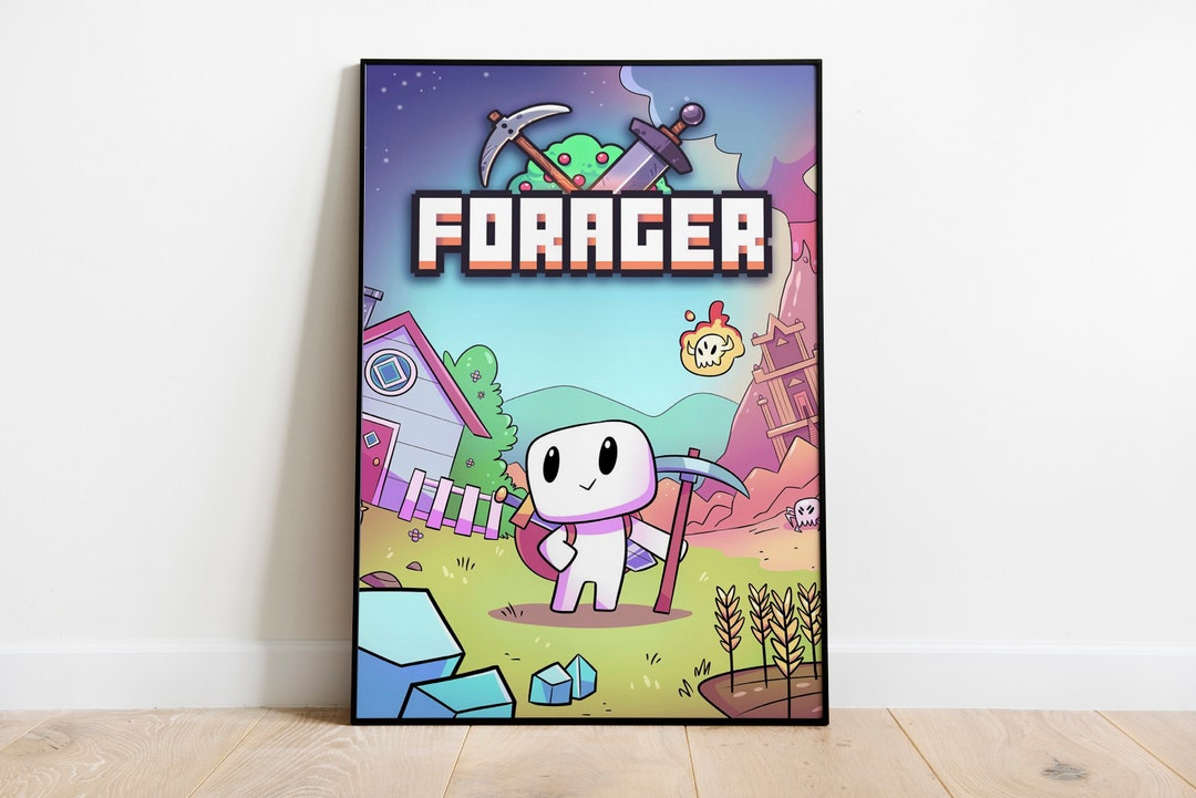 Forager Poster Print | Gaming Poster | Room Decor | Wall Decor | Gaming ...