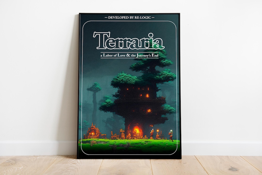 Terraria Poster Print | Gaming Poster | Room Decor | Wall Decor ...