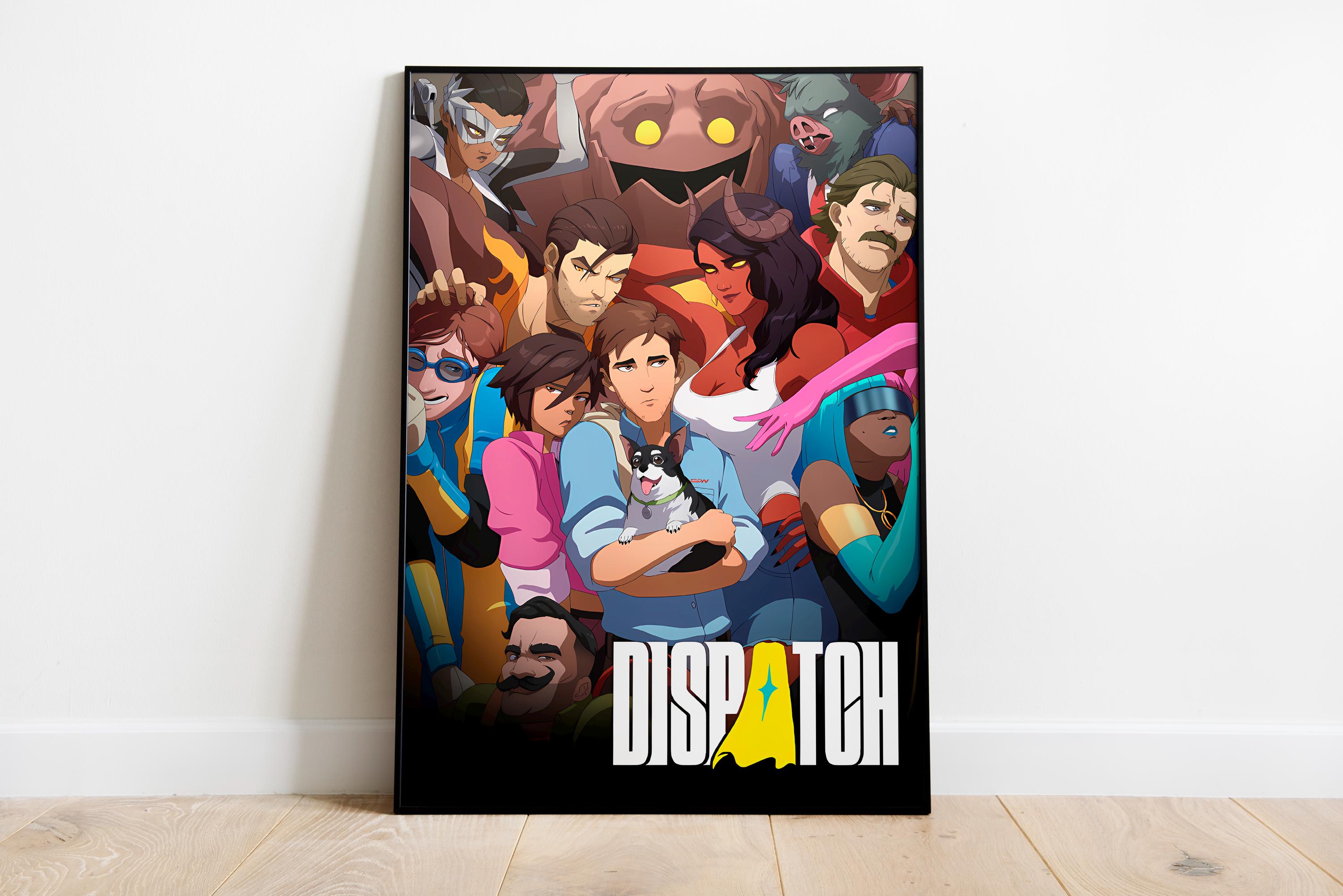 Dispatch Gaming Poster Print | Superhero Team Wall Art (digital ...