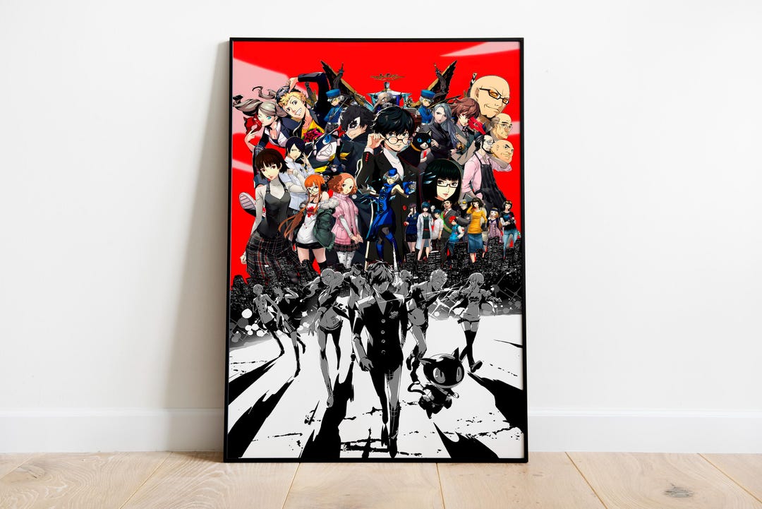 Persona 5 Poster Print | Gaming Poster | Room Decor | Wall Decor ...