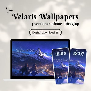 Velaris Wallpaper | SJM Universe Inspired, ACOTAR, Bookish Computer ...