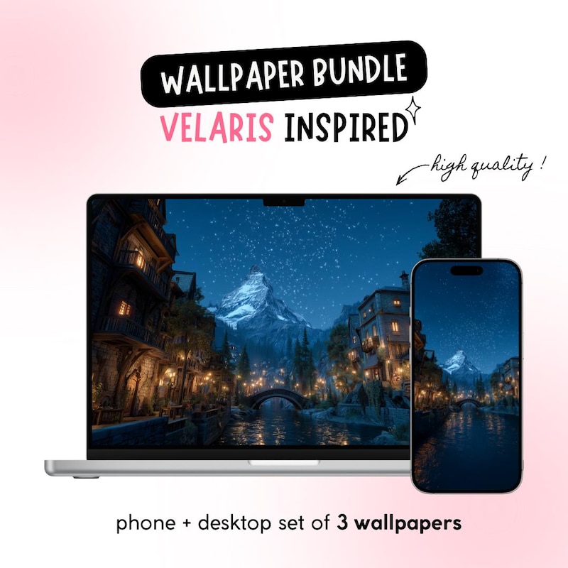 Velaris Wallpaper for Desktop - Etsy