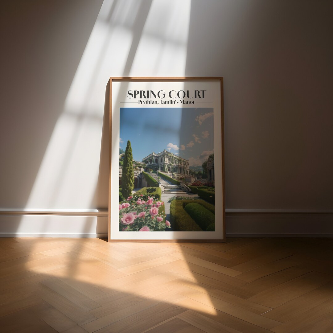 Spring Court | ACOTAR | Boho Poster | Digital Download | Sarah J Maas ...