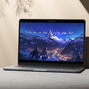 Velaris Wallpaper | SJM Universe Inspired, ACOTAR, Bookish Computer ...