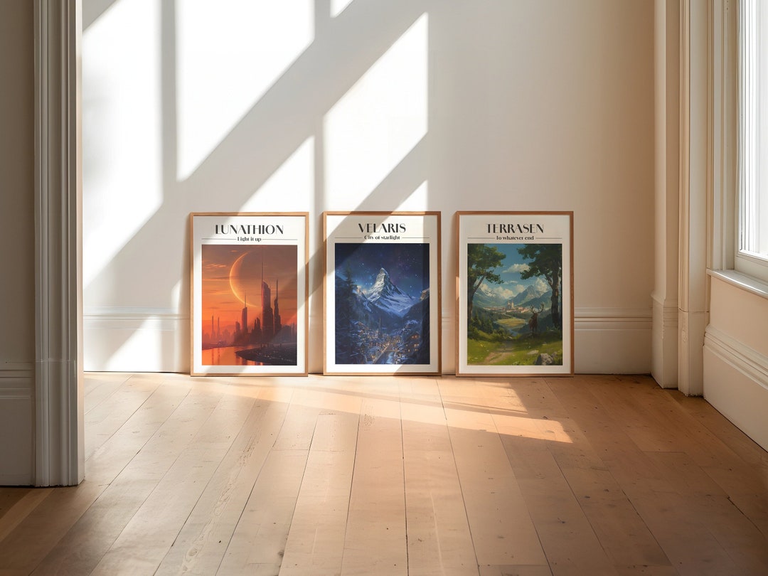 Set of 3 Posters | SJM Universe Inspired | Book Worm Poster ...
