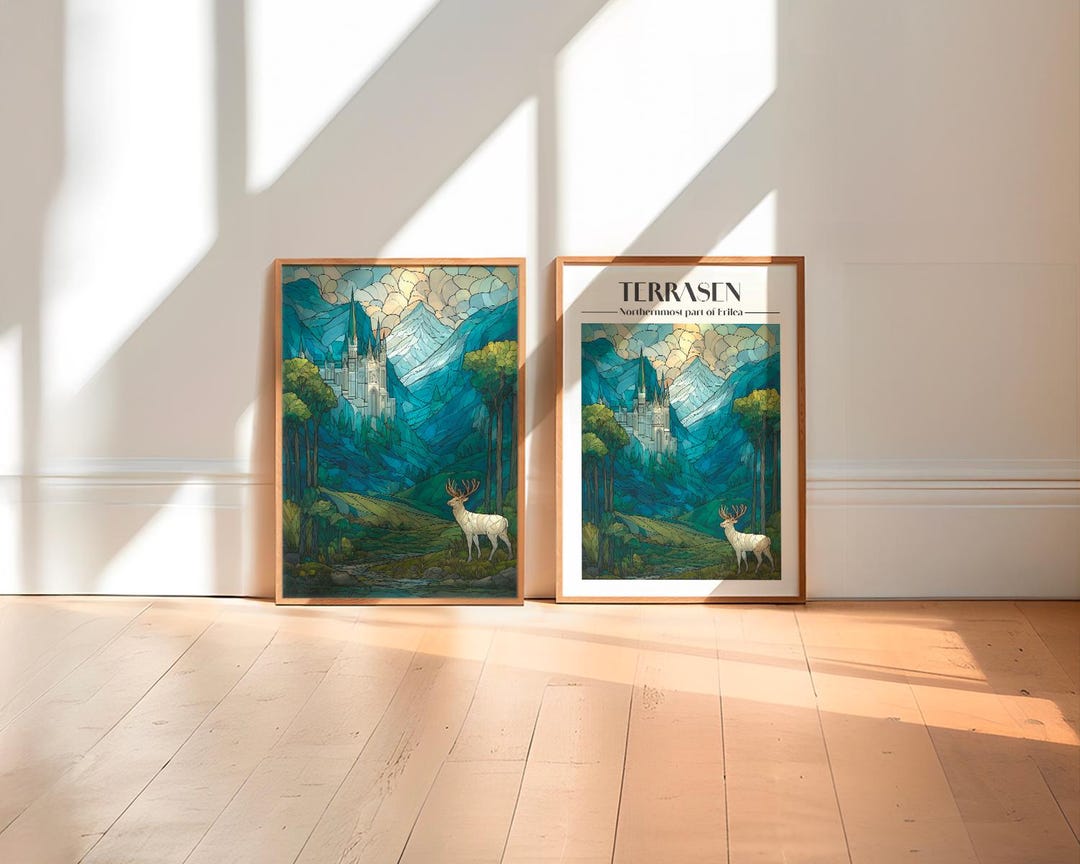 Terrasen | Throne of Glass | Orynth | Boho Poster | Digitaldownload ...