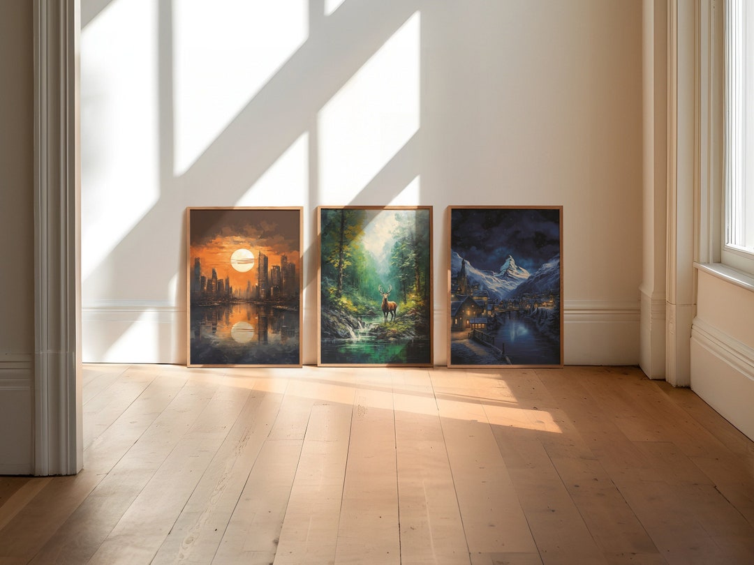 Set of 3 Posters SJM Universe Inspired Boho Poster Digitaldownload Wall ...