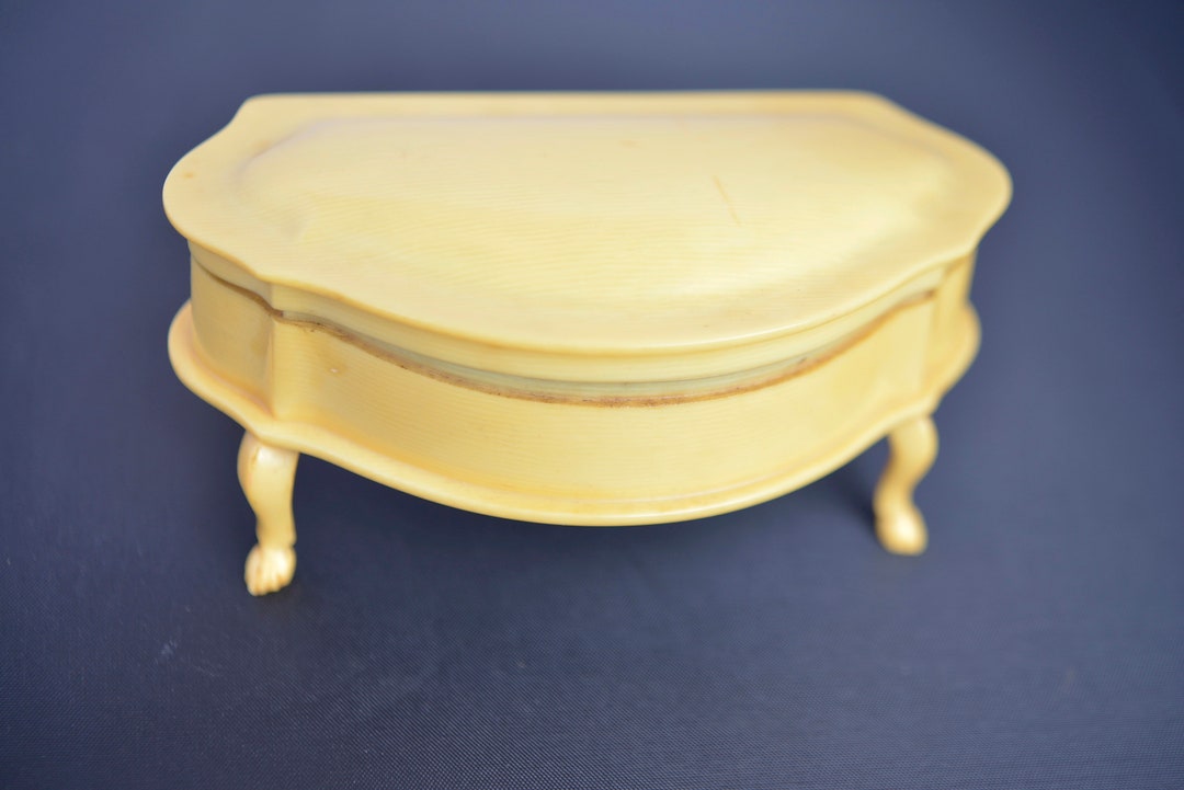 Rare Antique 1920's English Art Deco This Lovely Celluloid Box Was Made ...