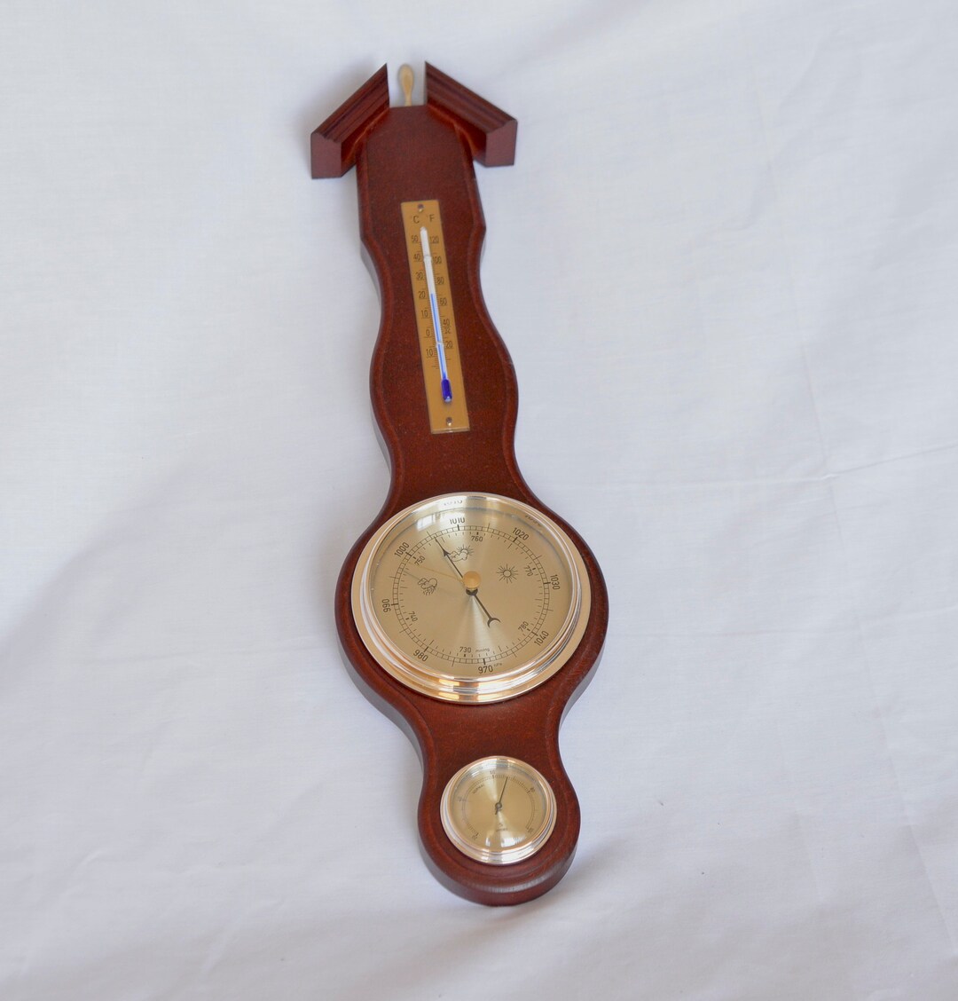 West Germany Banjo Weather Station, Thermometer, Barometer, Hydro Made ...