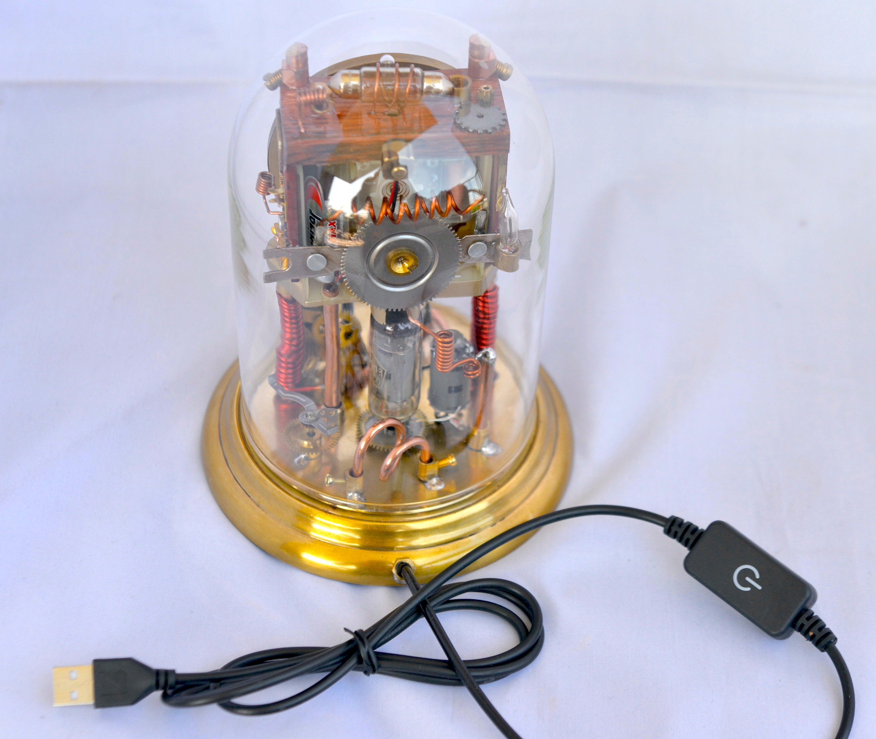 Steampunk Dome Clock - Etsy