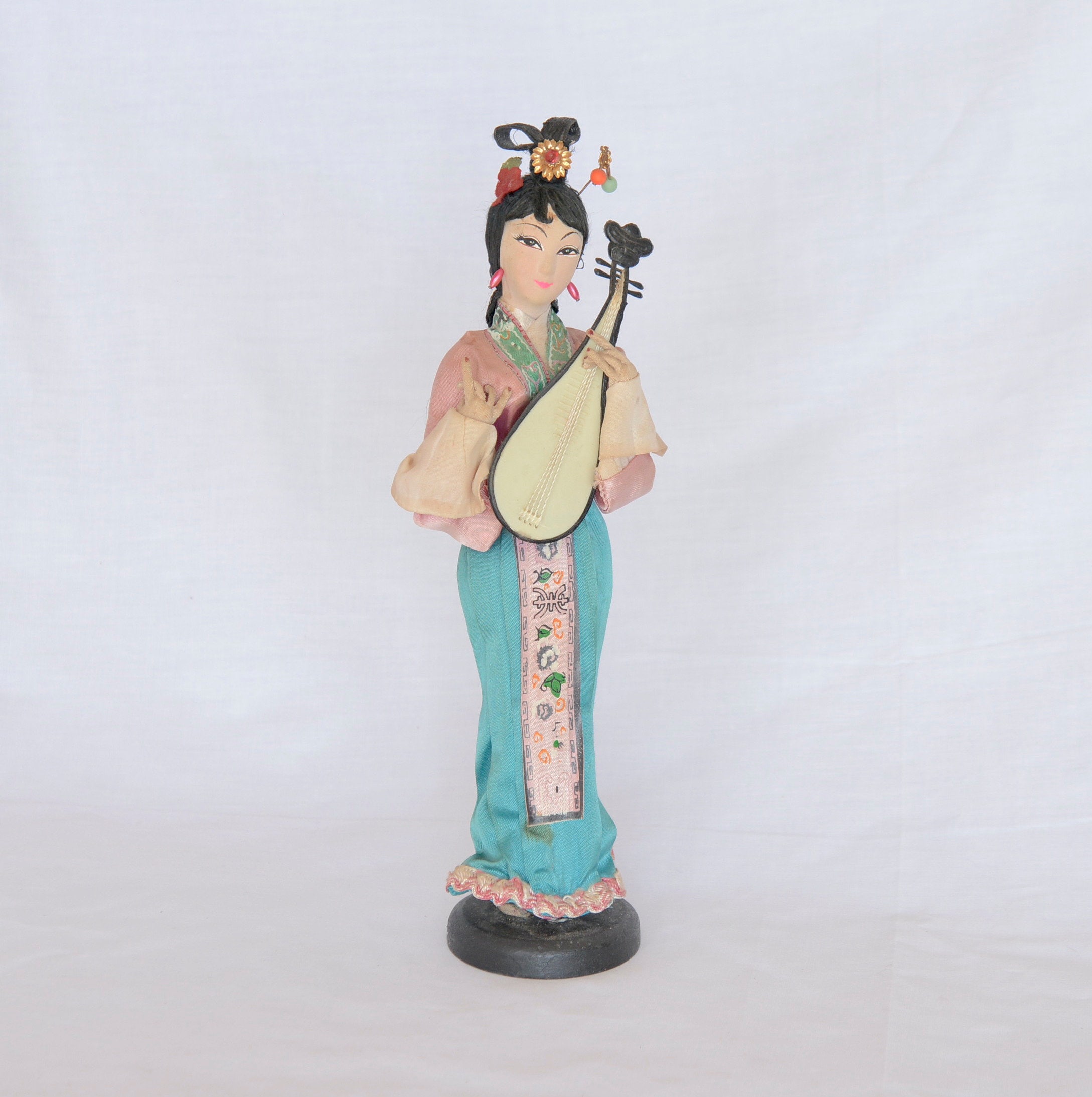 Vintage Japanese Geisha Cloth Doll Folk Art Fabric Hand Made Doll, Hand ...
