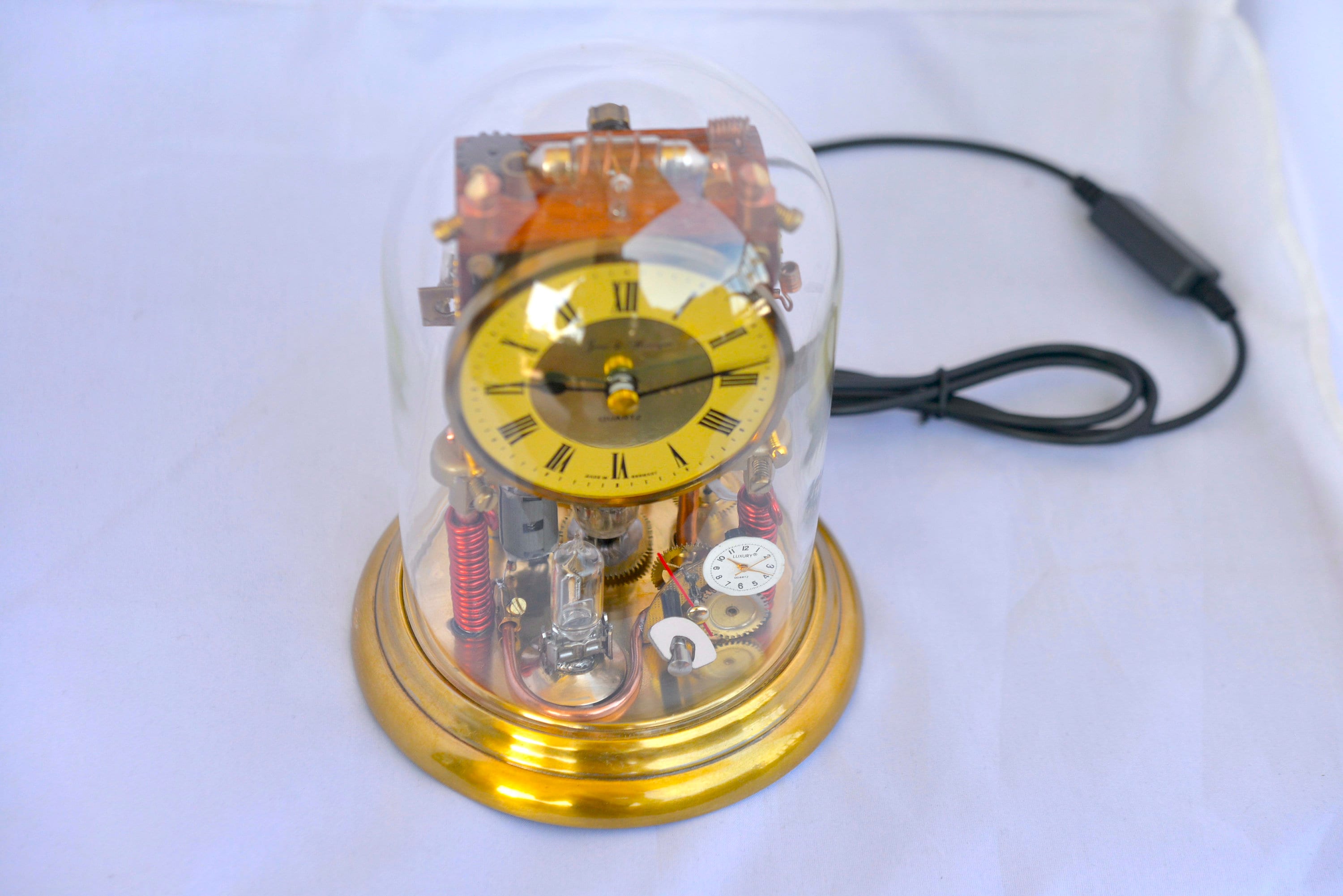 Steampunk Dome Clock - Etsy
