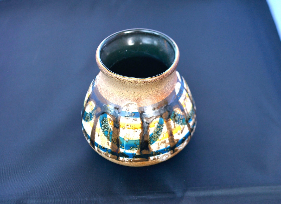 Mid Century Lapid Pottery Israel Studio Vase by Lapid Israel Signed ...